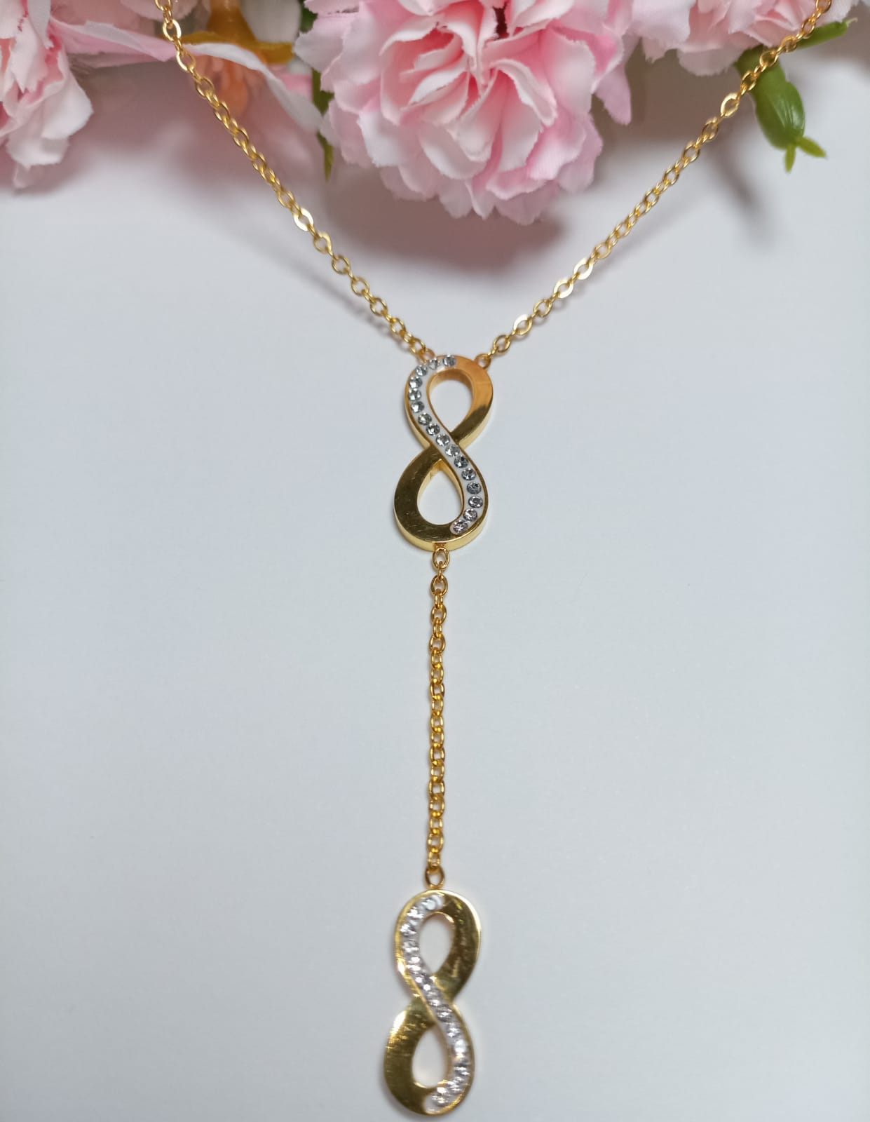 Infinity Y drop Necklace – aurora.infinity